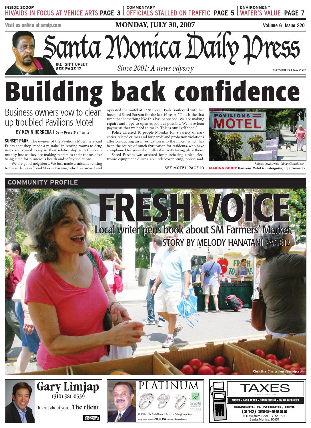 Santa Monica Daily Press, July 30, 2007 by Santa Monica Daily Press - Issuu