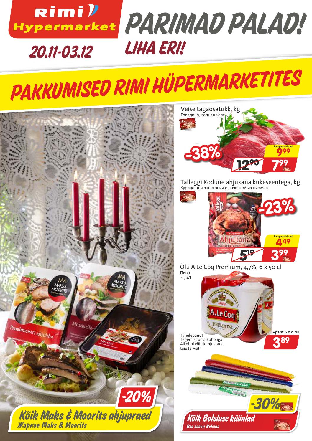 Liha eri Rimi hüpermarketites by Rimi - Issuu