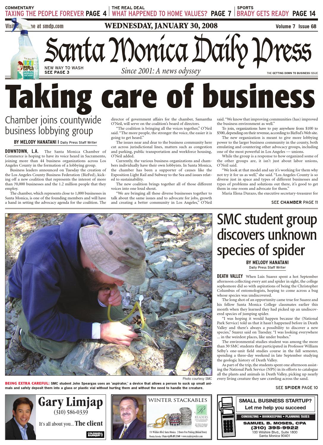 Santa Monica Daily Press, January 30, 2008 by Santa Monica Daily Press ...