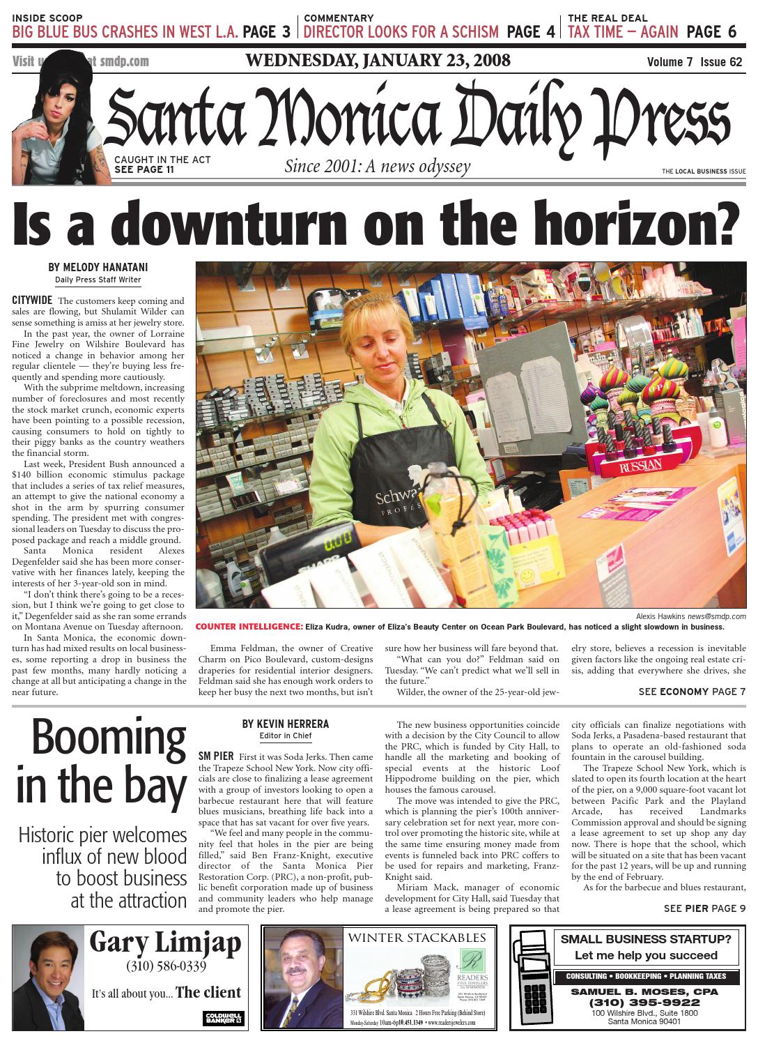 Santa Monica Daily Press, January 23, 2008 by Santa Monica Daily Press ...