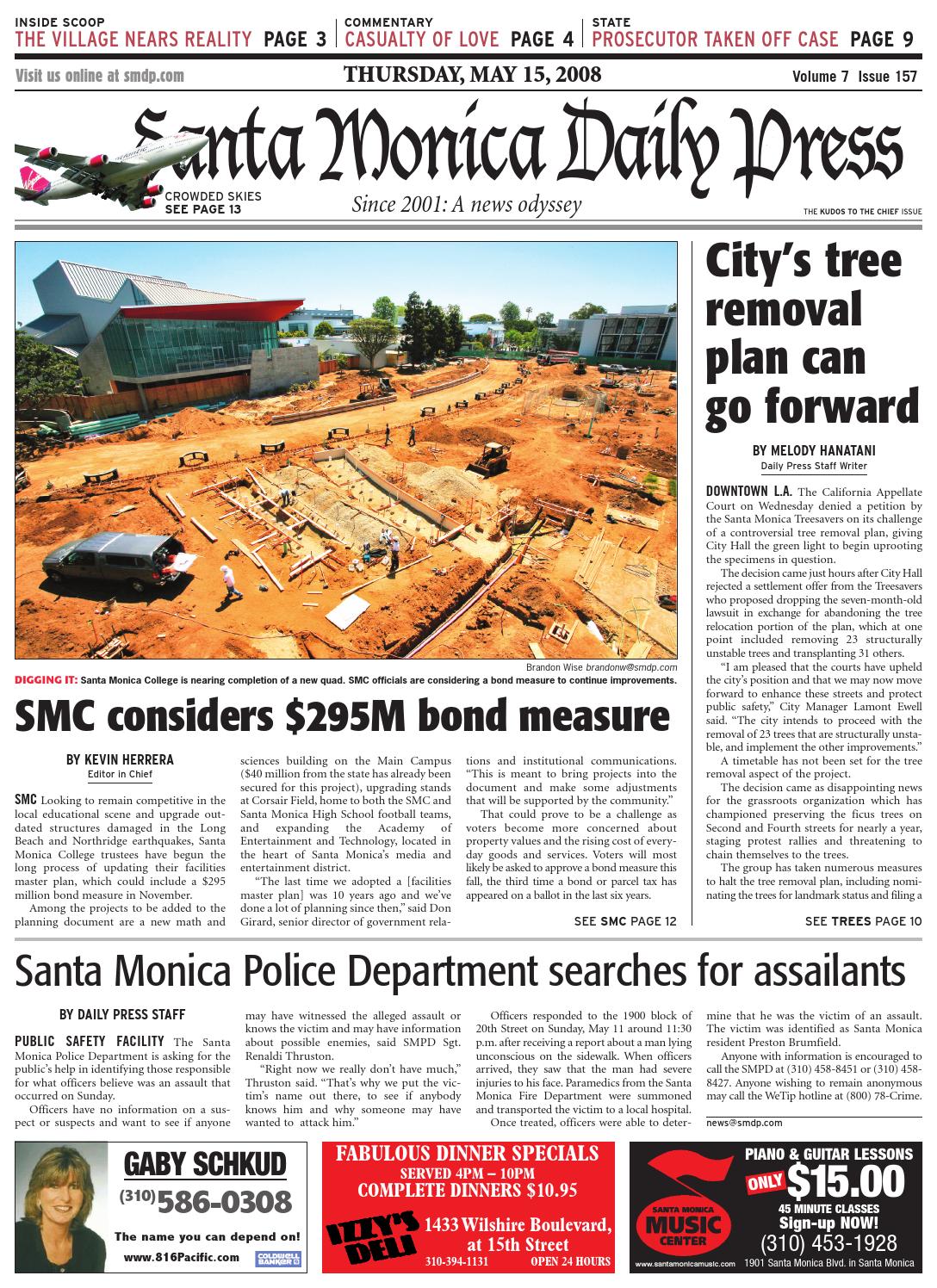 Santa Monica Daily Press, May 15, 2008 by Santa Monica Daily Press - Issuu