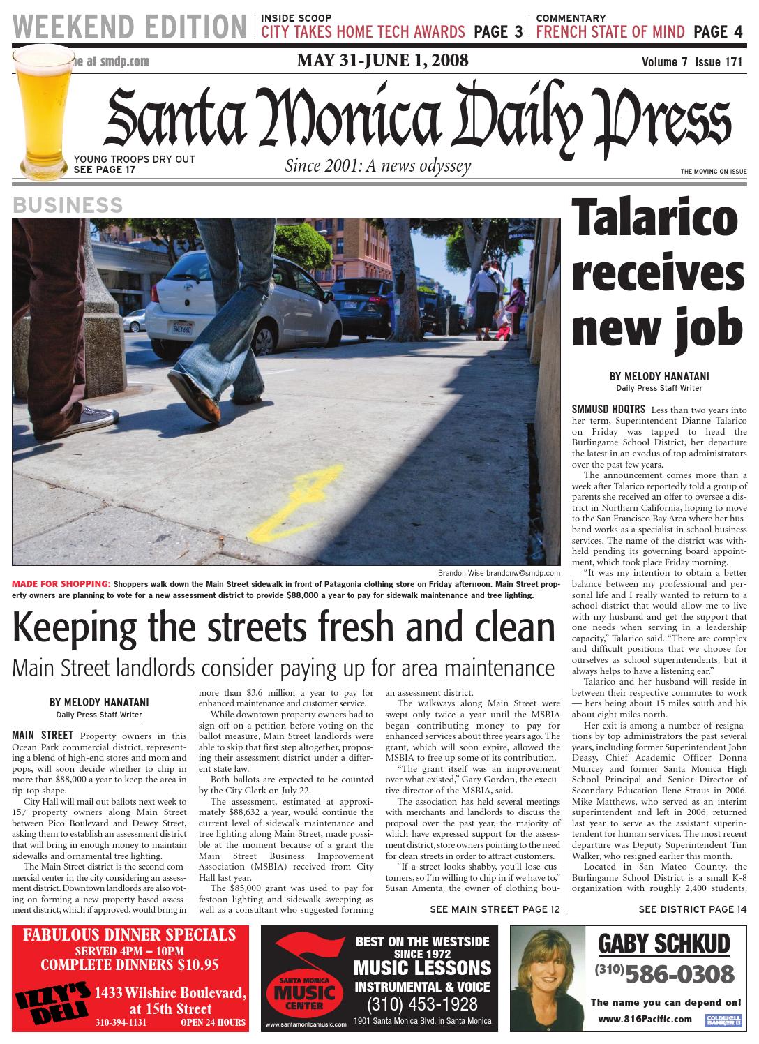 Santa Monica Daily Press, May 31, 2008 by Santa Monica Daily Press - Issuu