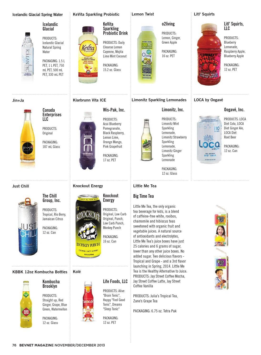 BevNET New Beverage Guide - Nov./Dec. 2013 by BevNET.com - Issuu