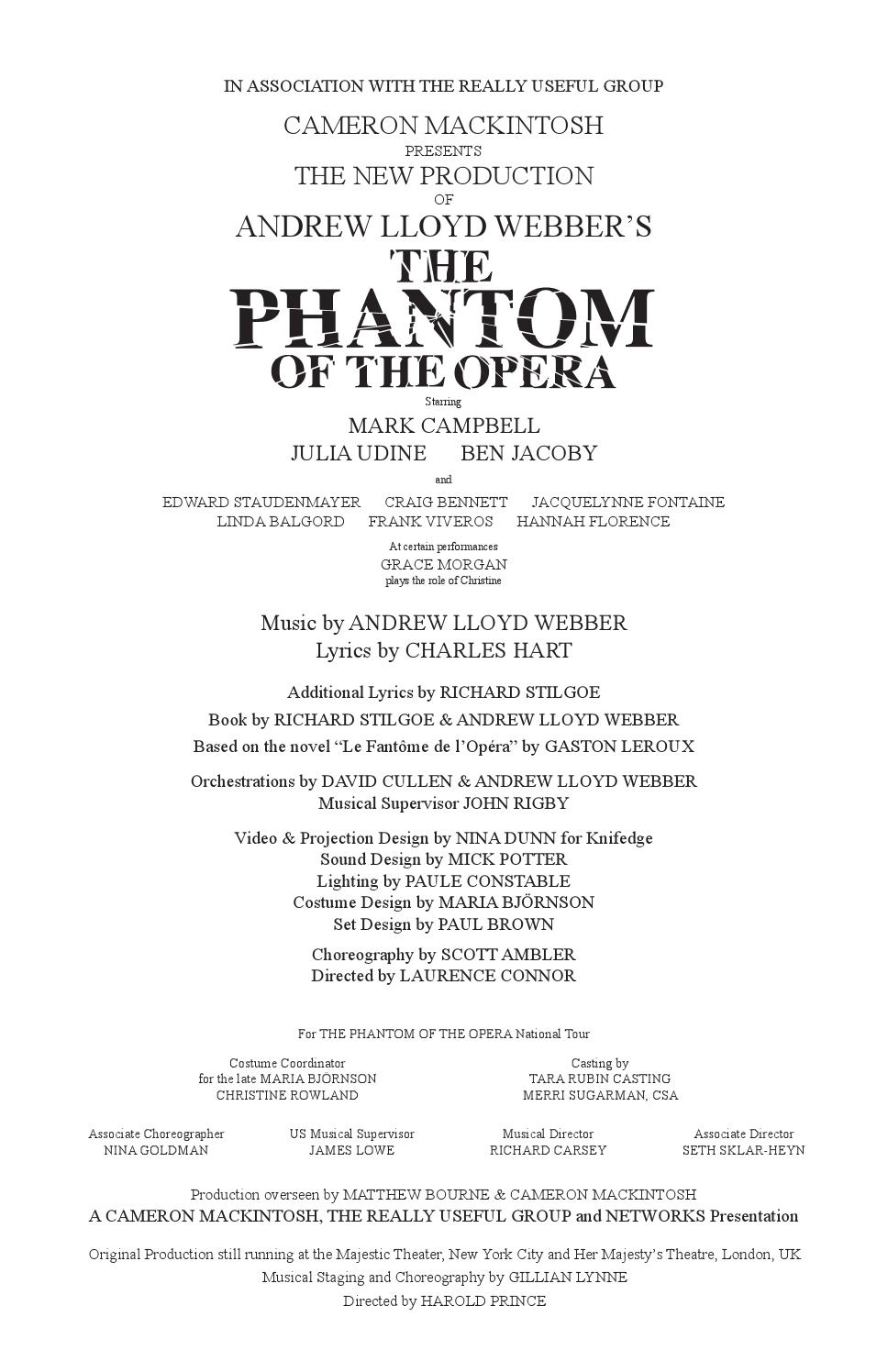 Phantom Program Book by Providence Performing Arts Center - Issuu