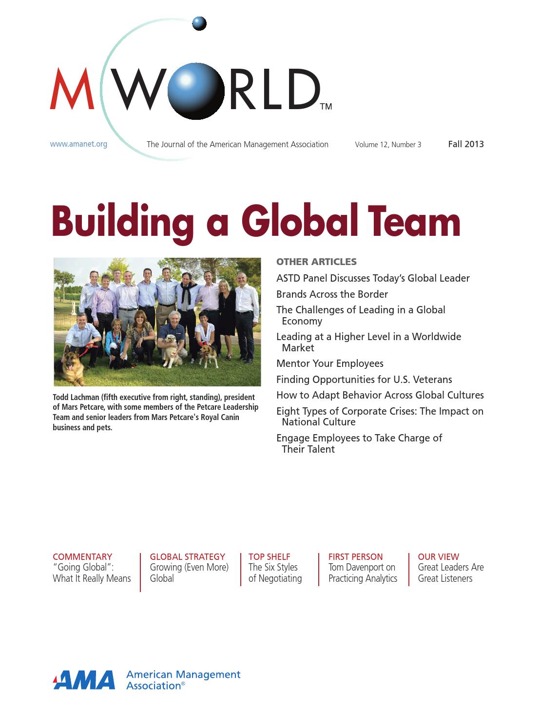 Mworld Fall 2013 by AmericanManagementAssociation - Issuu