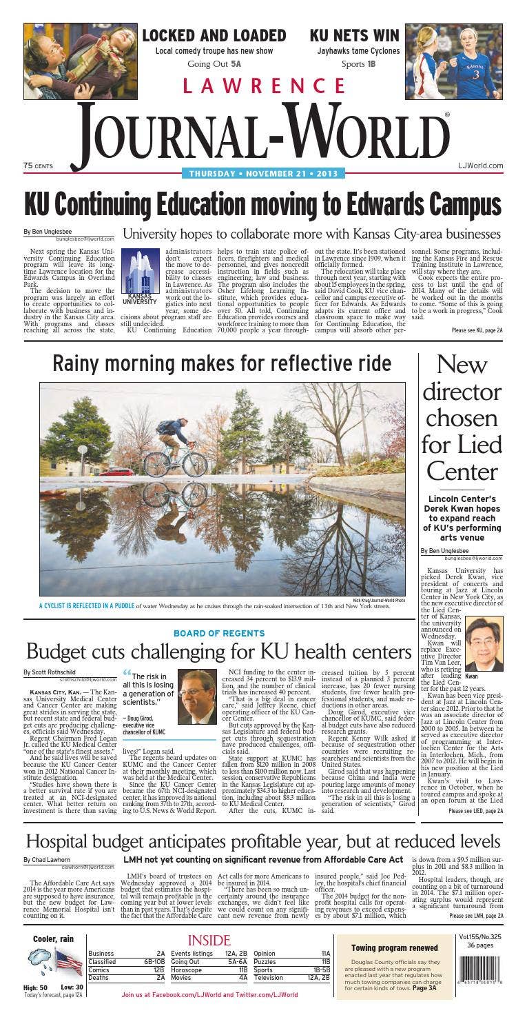 Lawrence Journal-World 11-21-13 by Lawrence Journal-World - Issuu