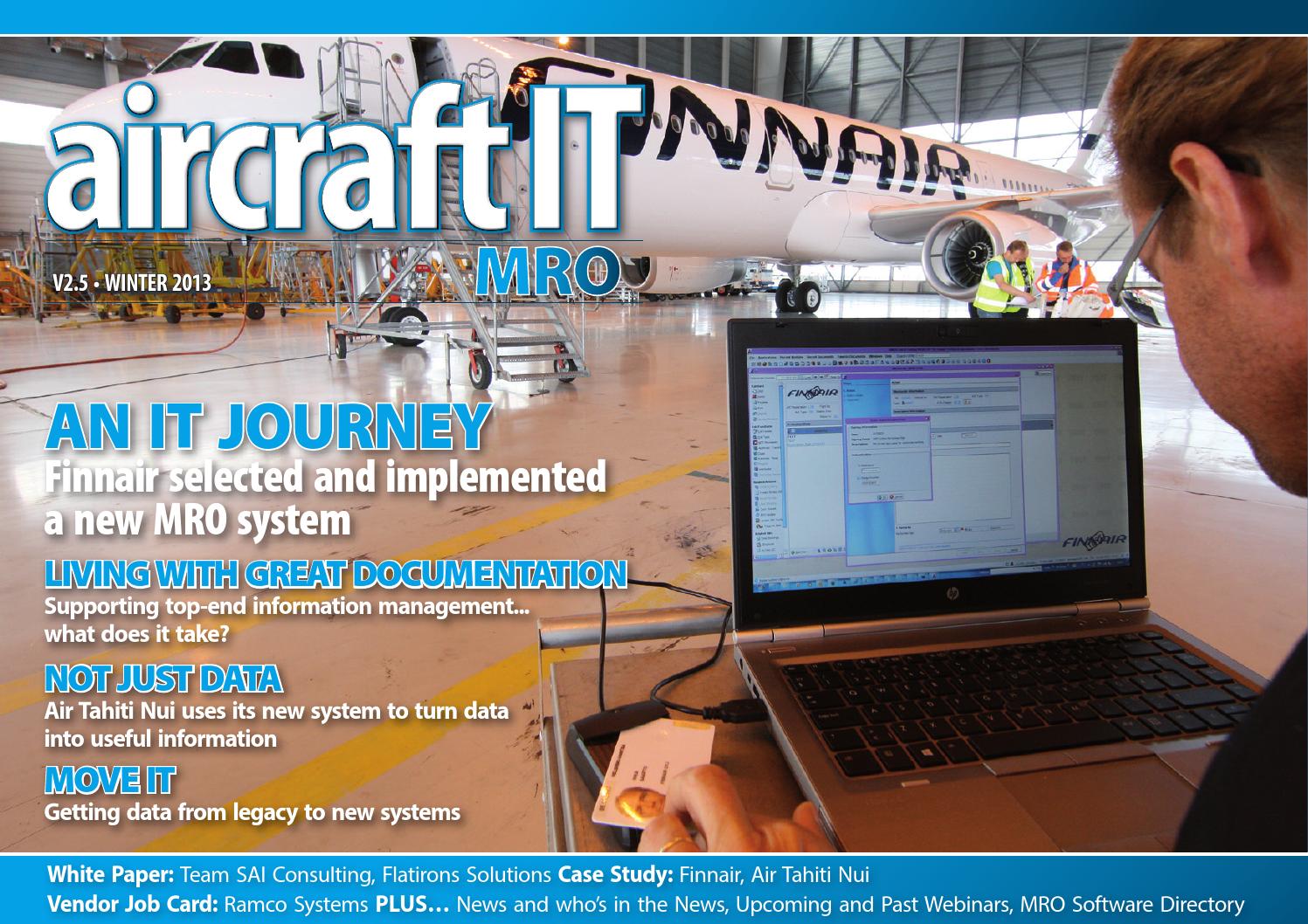 Aircraft IT MRO V2.5 Winter 2013 by The Magazine Production Company - Issuu