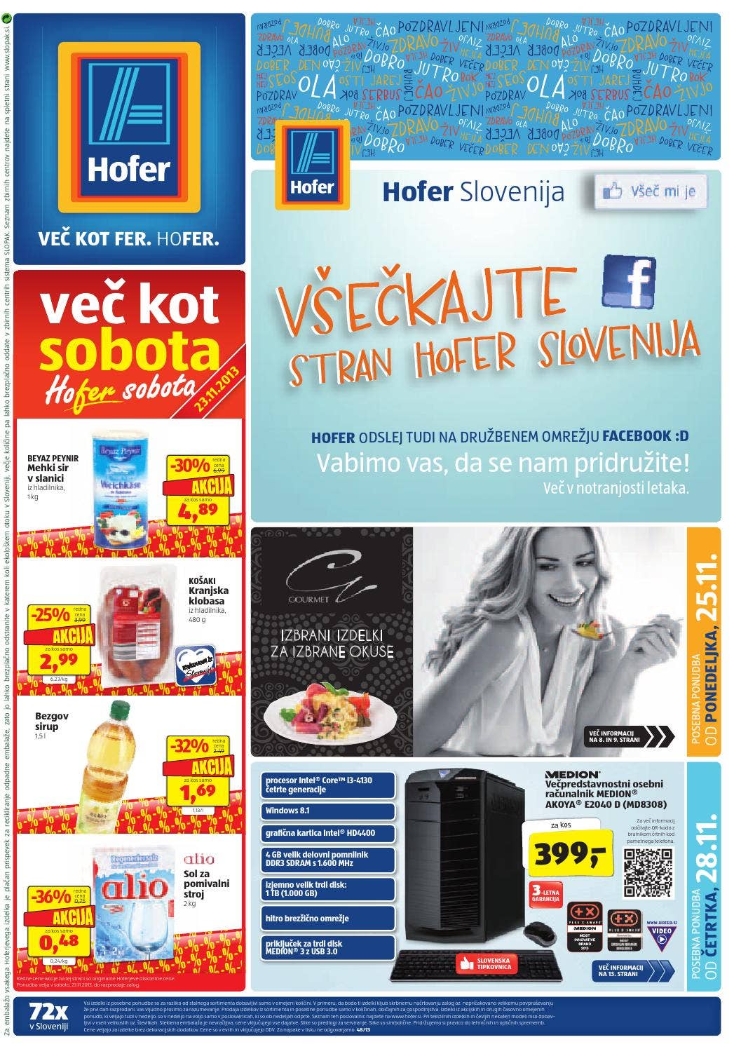 Hofer katalog od 25.11.2013. by Vsikatalogi.si - Issuu