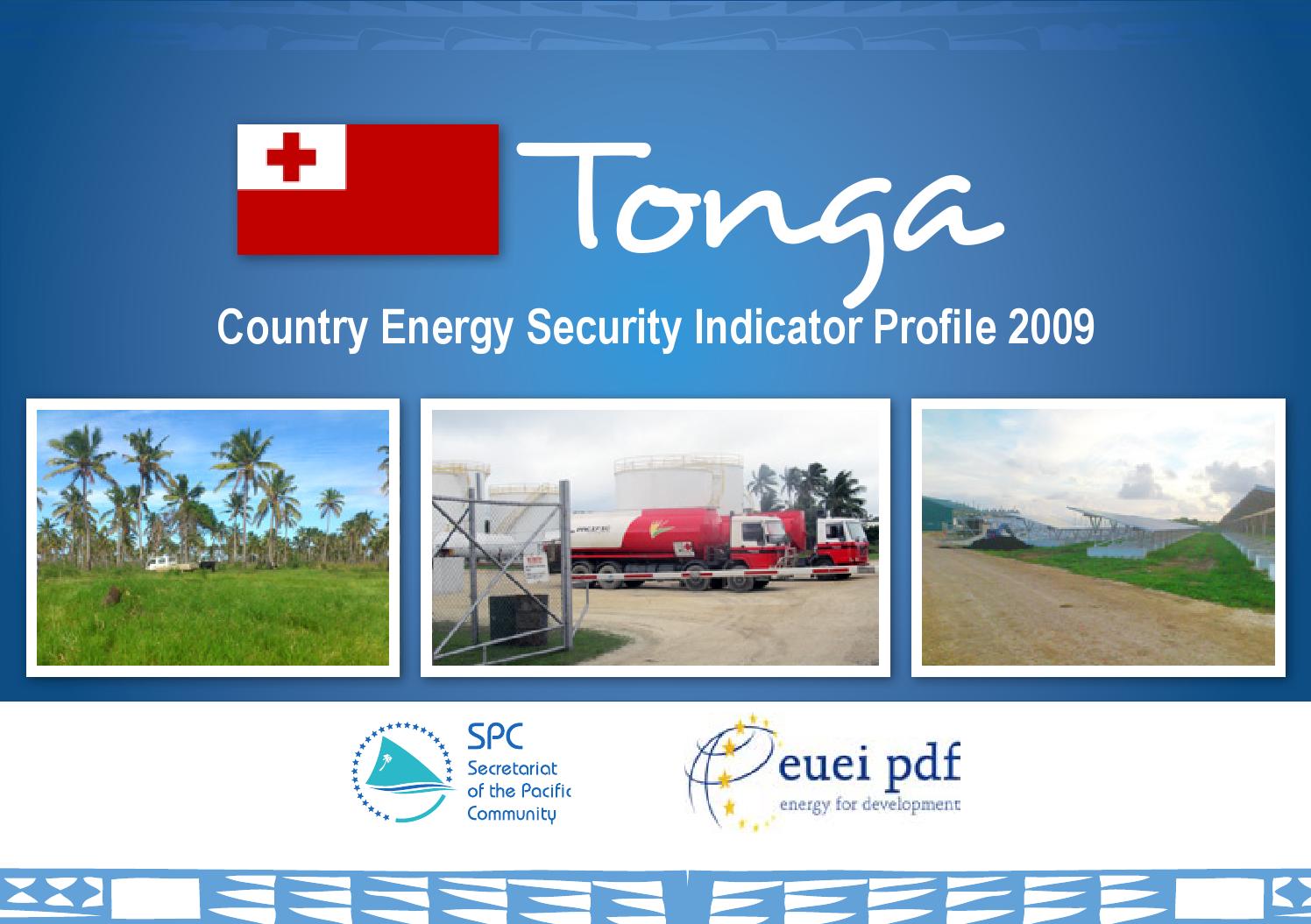 Tonga energy country profile by Jale solivakanene - Issuu