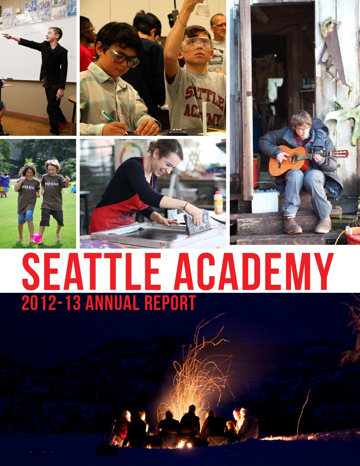 SAAS Annual Report 2012-13 by Seattle Academy - Issuu