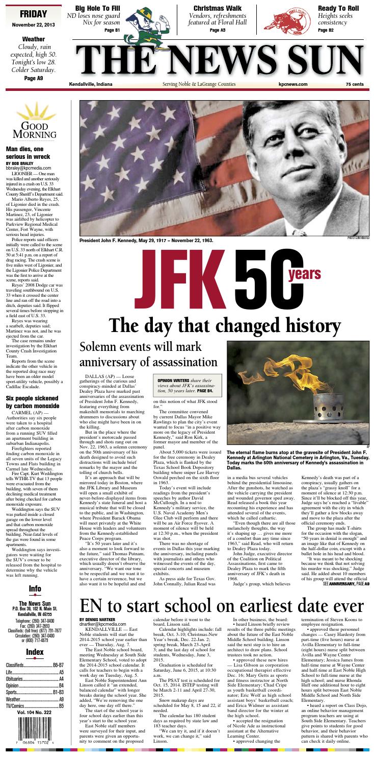 The News Sun – November 22, 2013 by KPC Media Group - Issuu