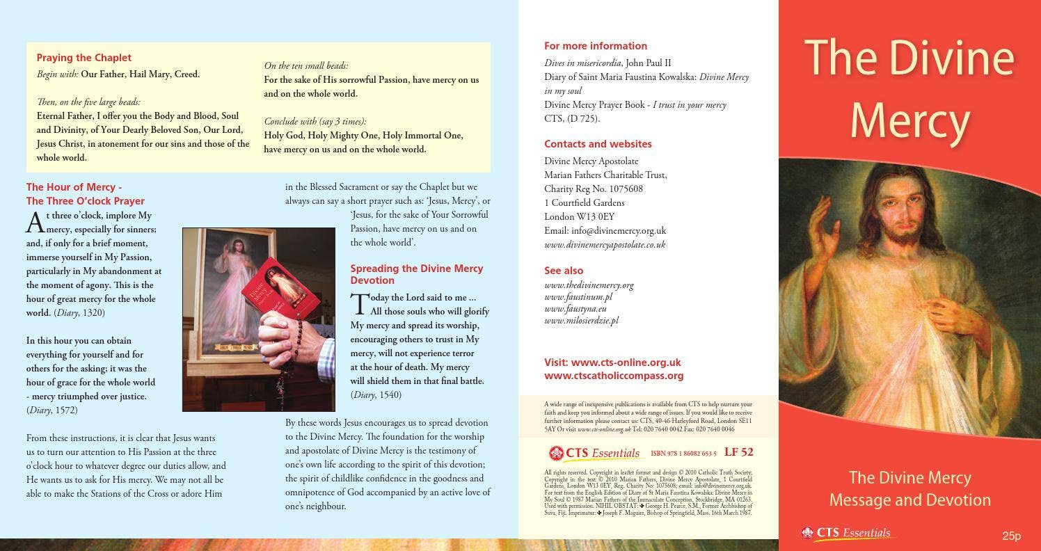 Divine Mercy Leaflet by Catholic Truth Society - Issuu