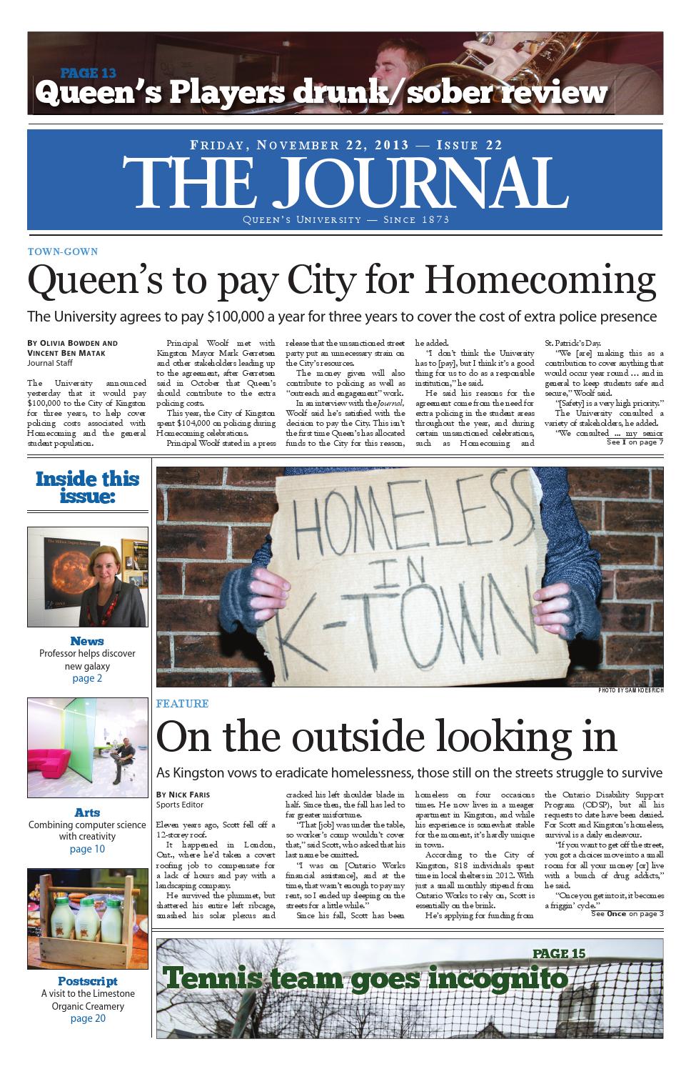 The Queen's Journal, Volume 141, Issue 22 by The Queen's Journal - Issuu