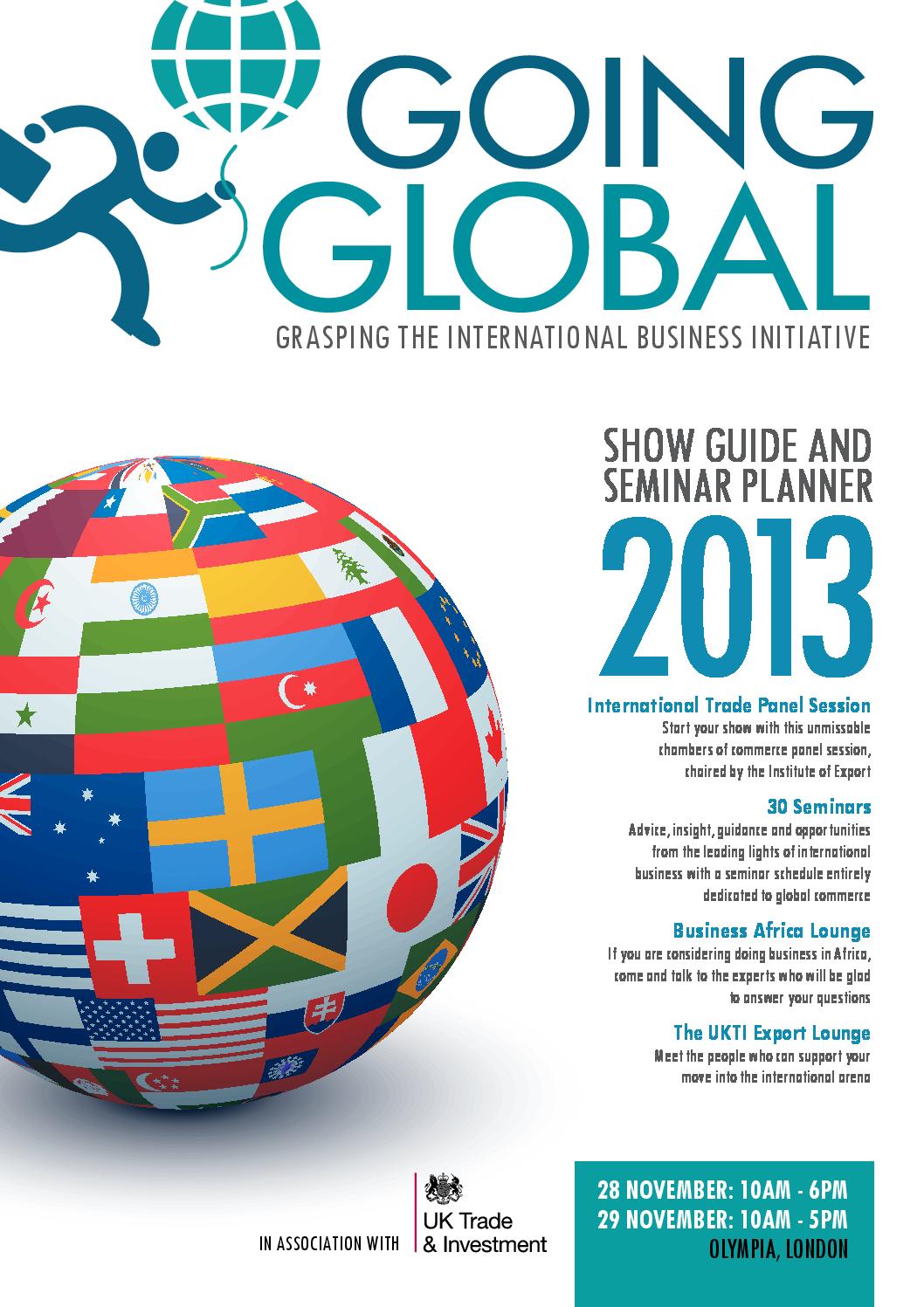 Going Global Show Guide November 2013 by Fortem International - Issuu