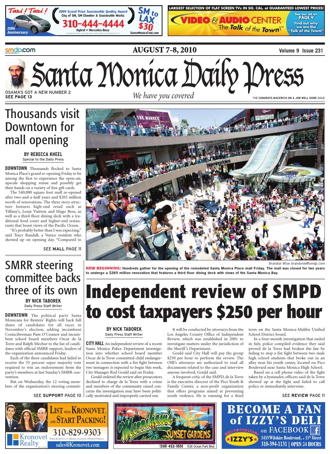 Santa Monica Daily Press, August 07, 2010 by Santa Monica Daily Press ...