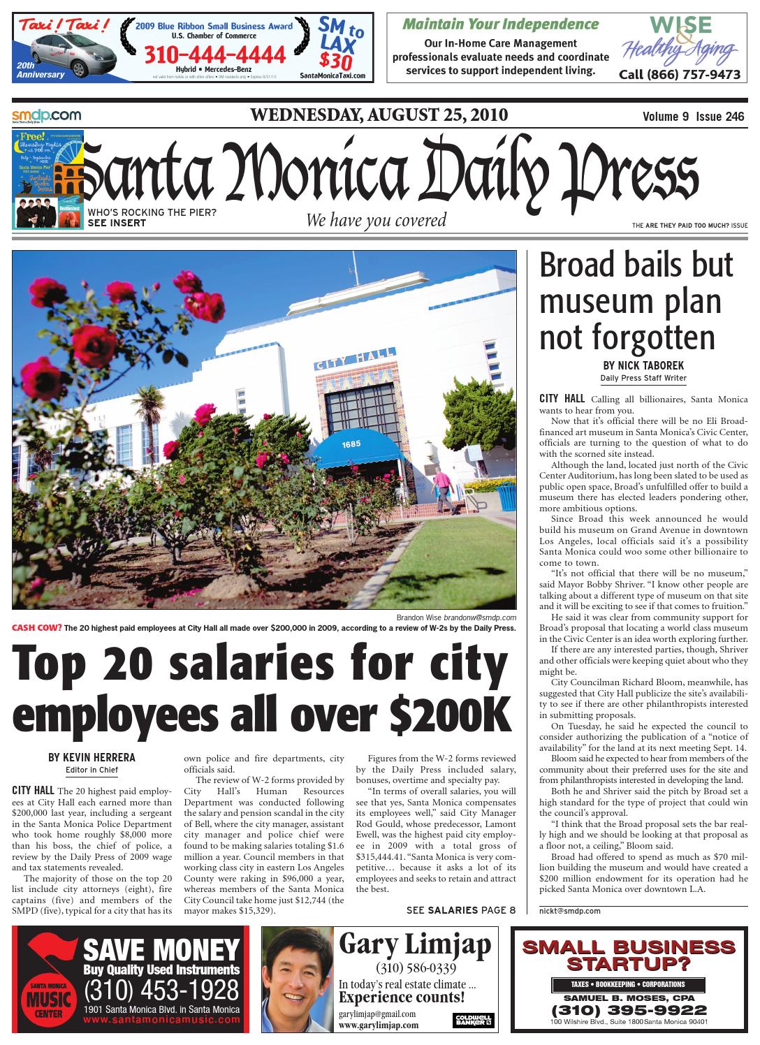 Santa Monica Daily Press, August 25, 2010 by Santa Monica Daily Press ...