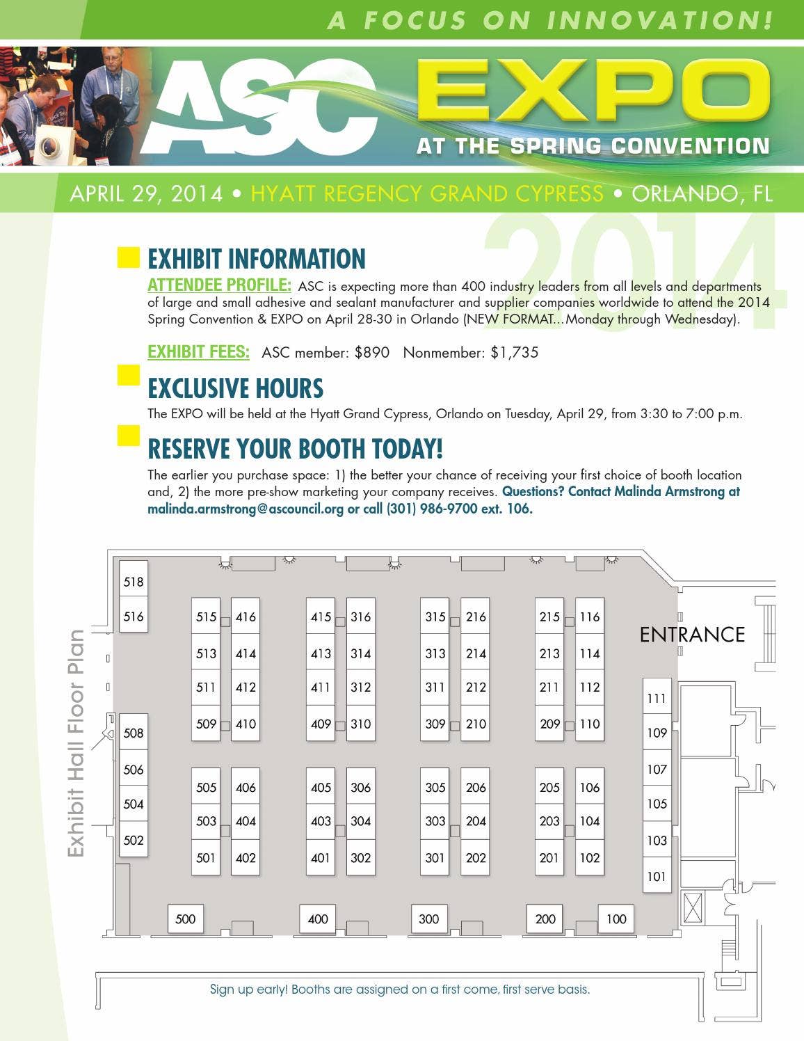 Spring Convention 2014 Exhibitor Prospectus by The Adhesive & Sealant ...