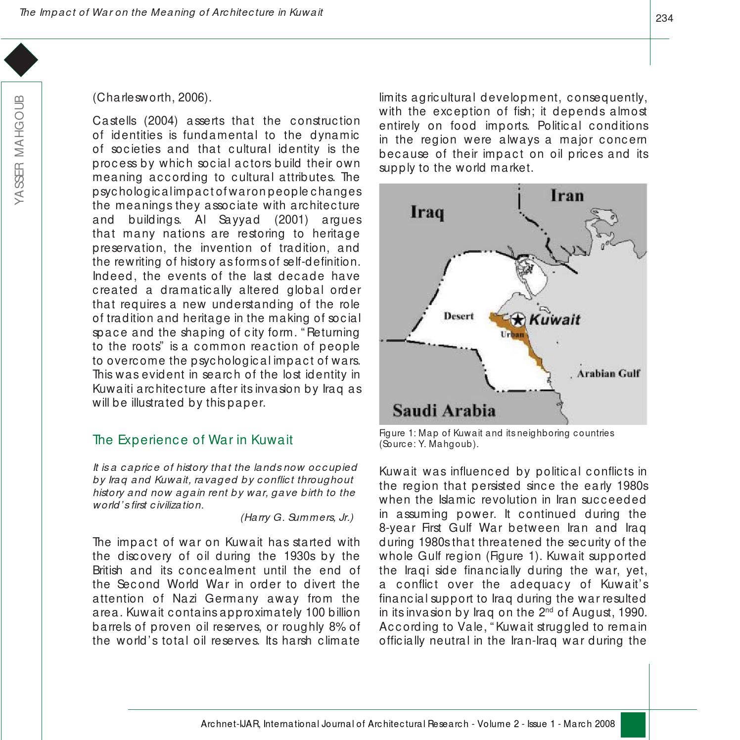 The Impact of War on Architecture in Kuwait - تأثير الحرب على العمارة ...
