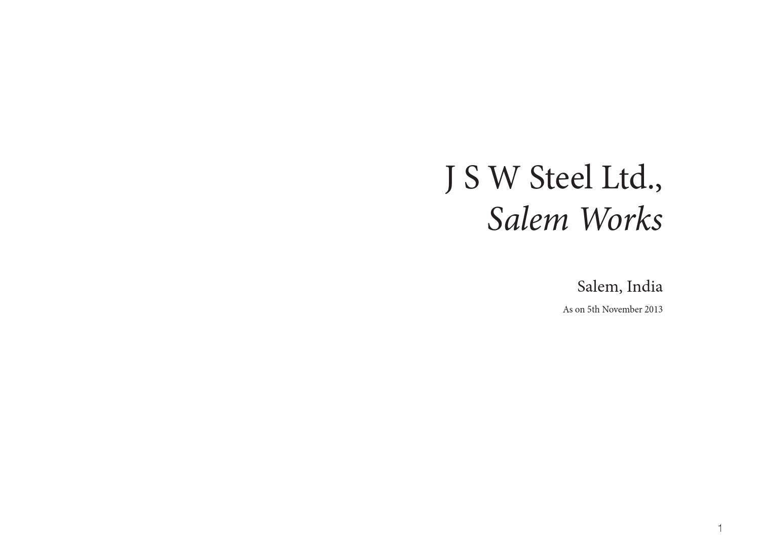 JSW Photo Book by Maniyarasan R - Issuu