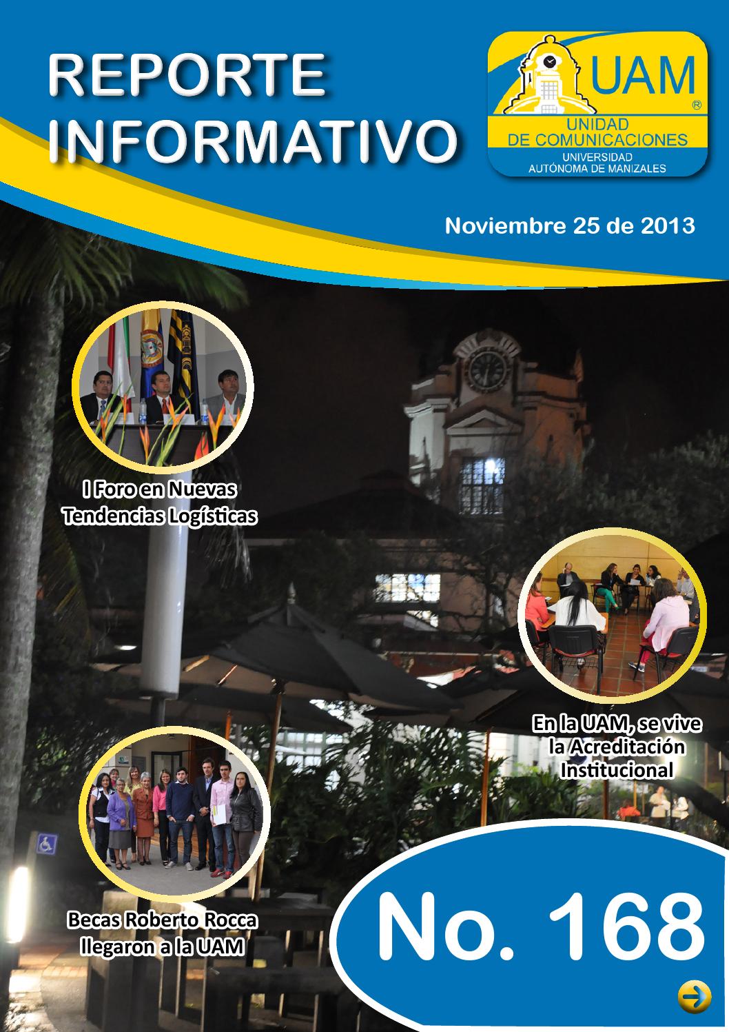 Reporte Informativo 168 by Universidad Autónoma de Manizales - Issuu