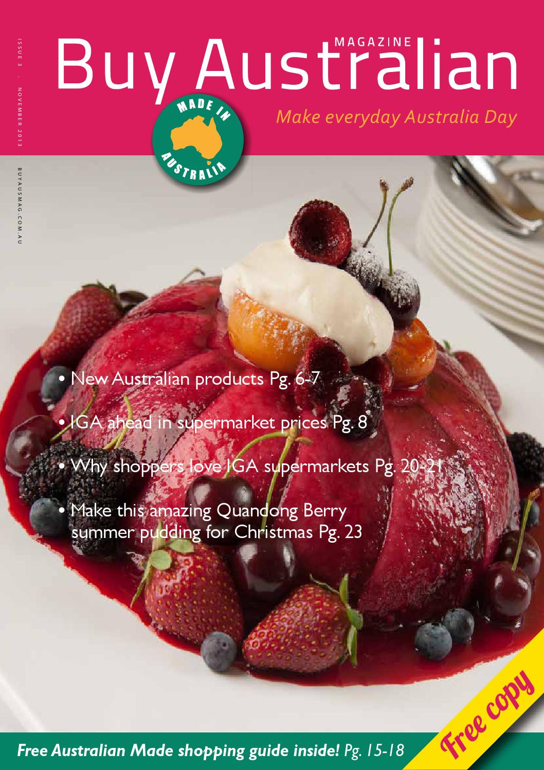 Buy Australian Nov 2013 by Buy Australian Magazine - Issuu