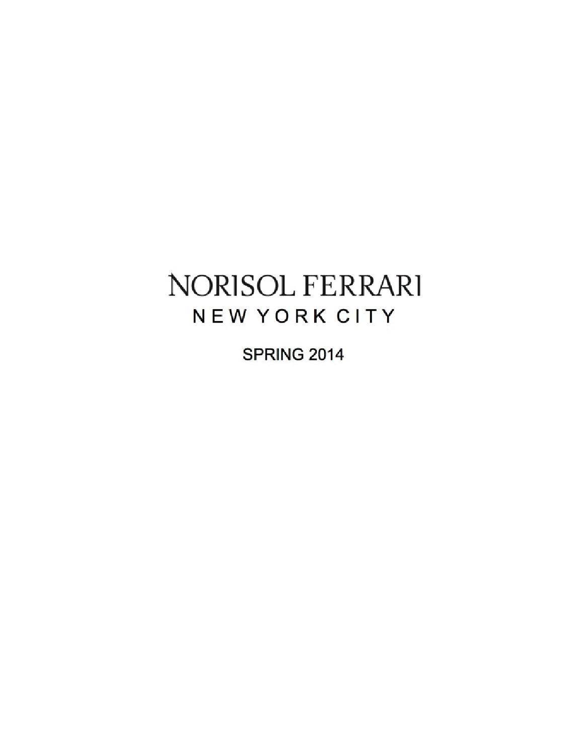 NF SS 14 Look Book by Norisol Ferrari - Issuu