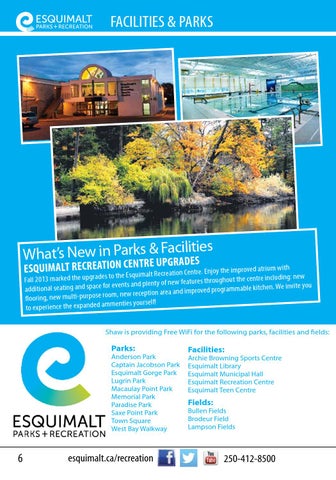 Esquimalt Recreation Program Guide Winter 2014 by Esquimalt Parks ...