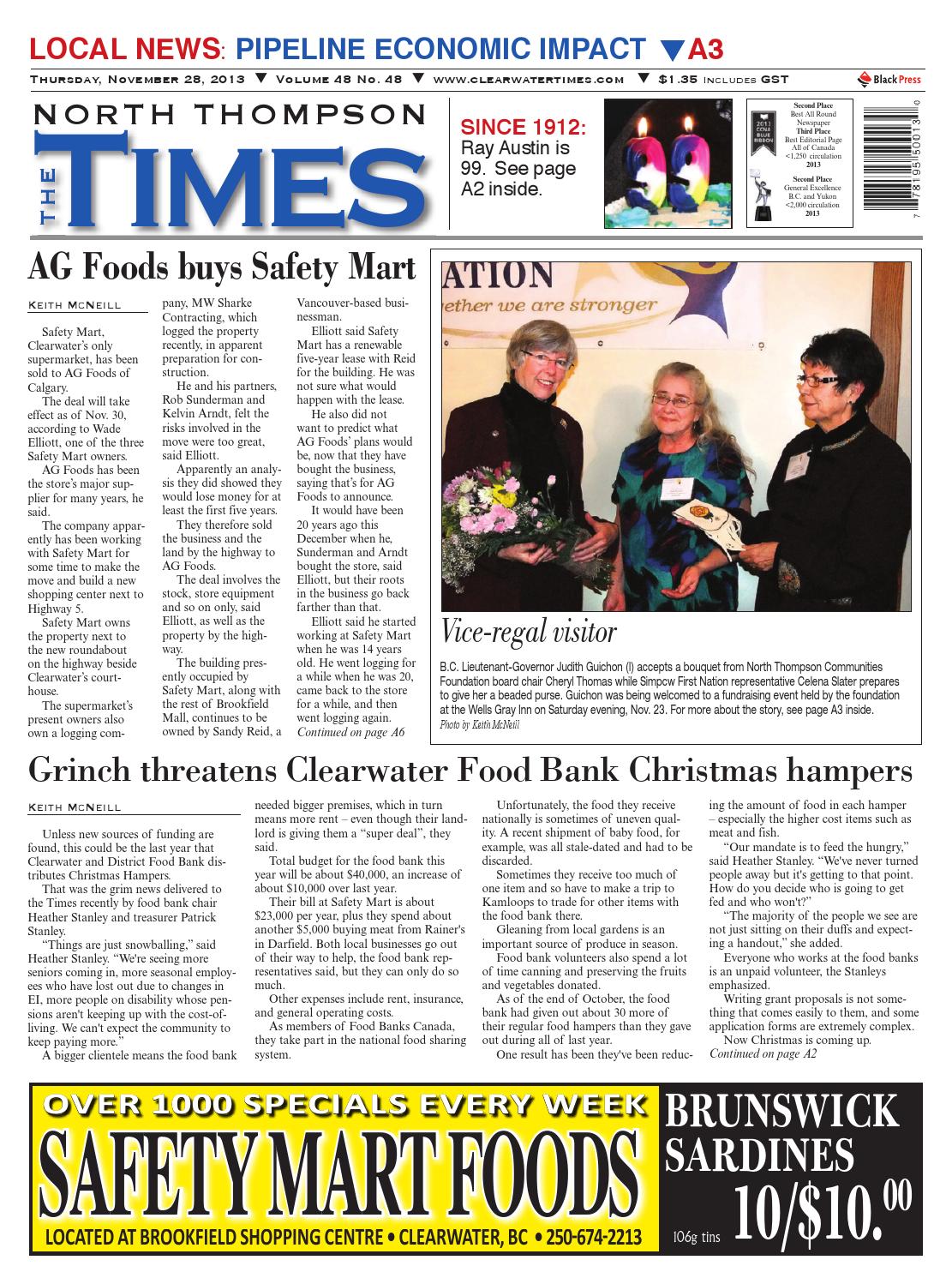 Clearwater Times, November 28, 2013 by Black Press Media Group - Issuu