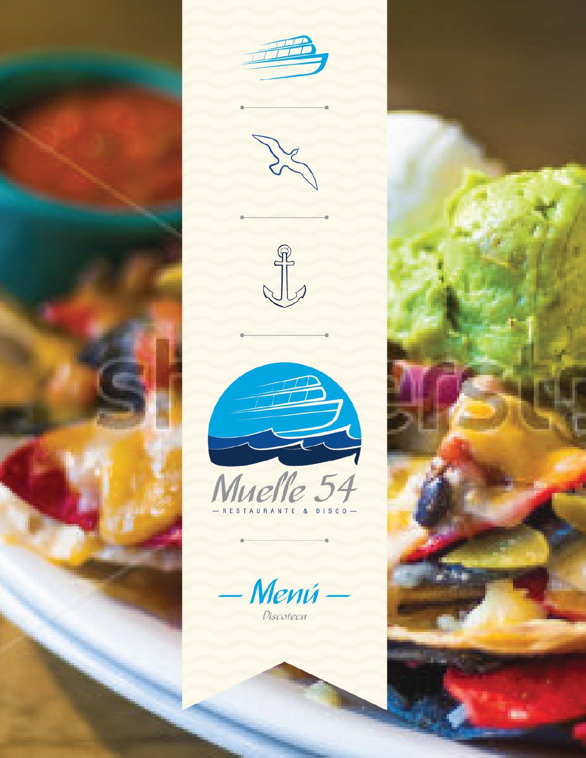 MUELLE 54 - MENÚ DISCOTECA by Santiago Pazmiño Crespo - Issuu