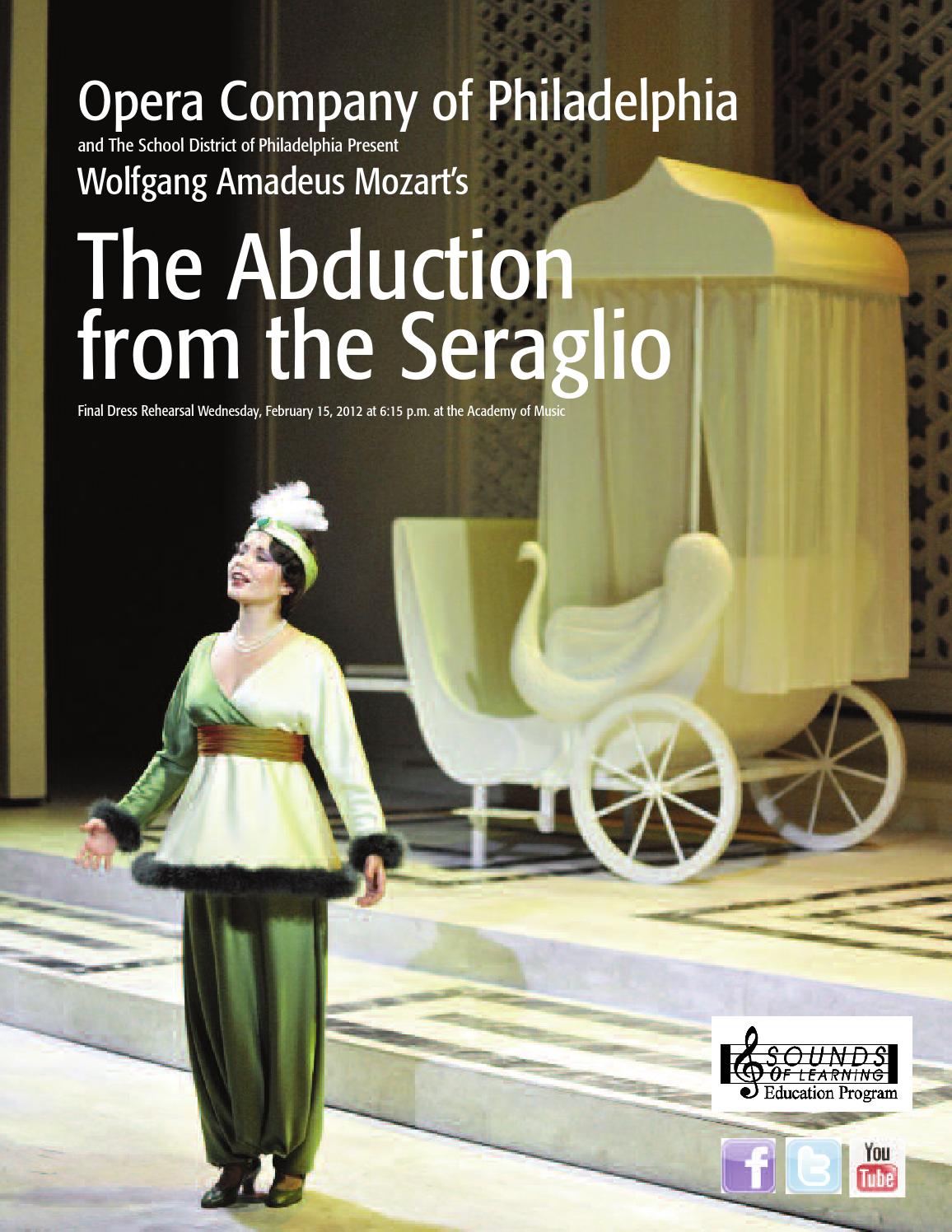 THE ABDUCTION FROM THE SERAGLIO Student Guide | Opera Company of ...