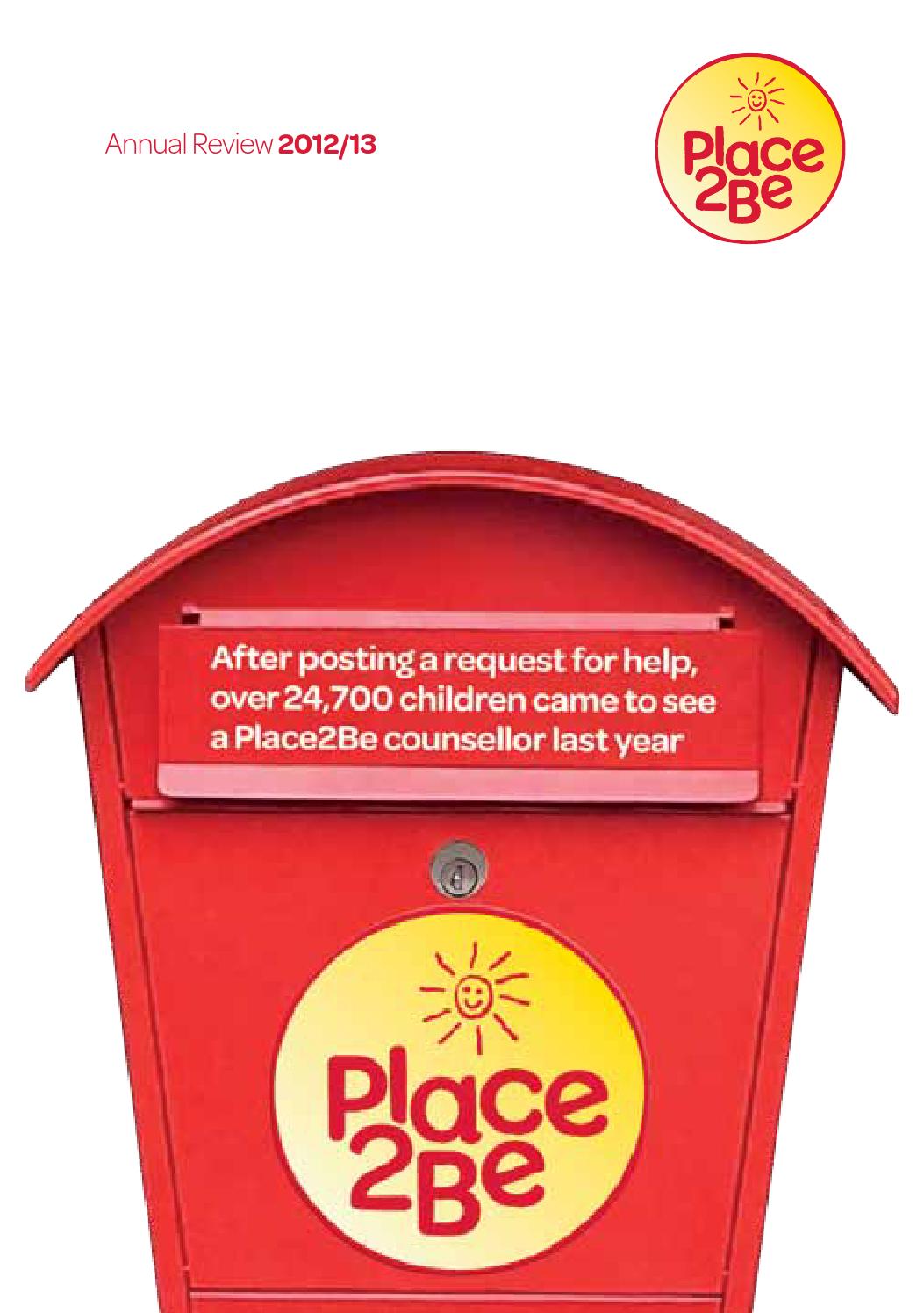 Place2Be Annual Review 2012 / 2013 by Place2Be - Issuu