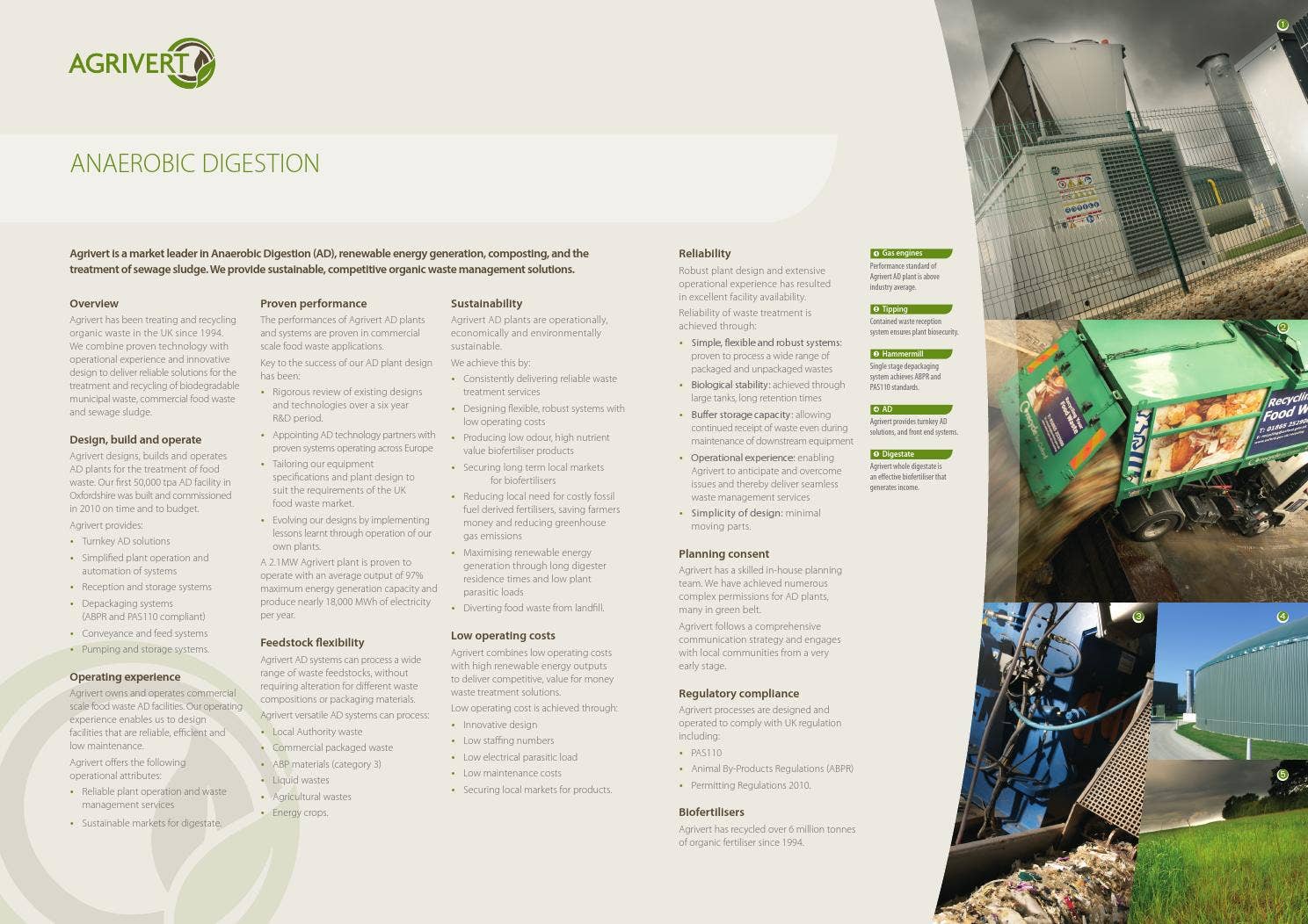 Agrivert Anaerobic Digestion brochure by MicroGraphix Design Services ...
