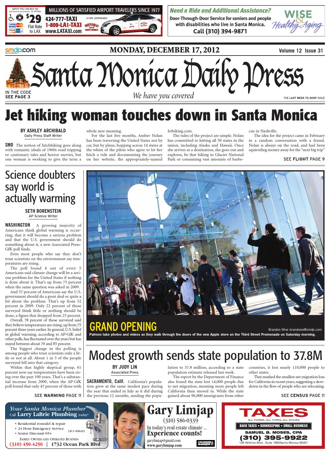 Santa Monica Daily Press, December 17, 2012 by Santa Monica Daily Press ...