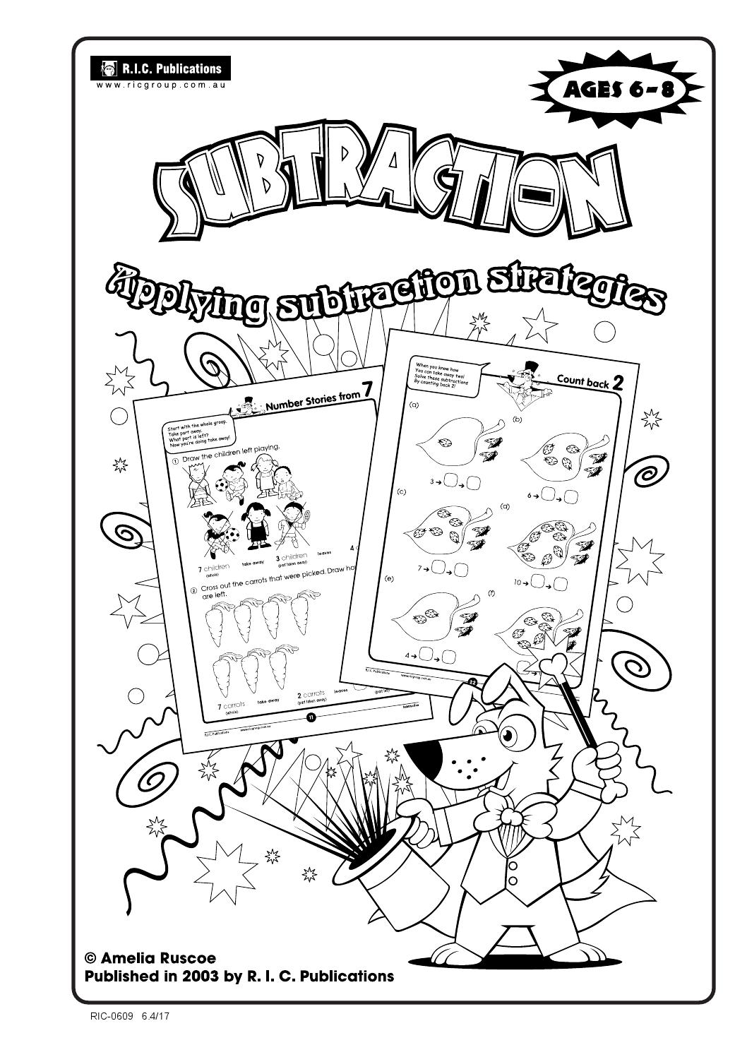 Introducing Number Addition And Subtraction Introducing Subtraction