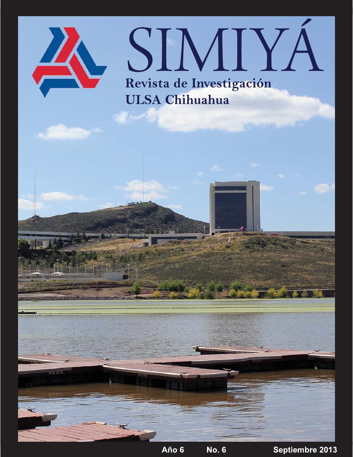 Revista de Investigación Simiyá Año 6 No. 6 by Rafael Ruiz - Issuu