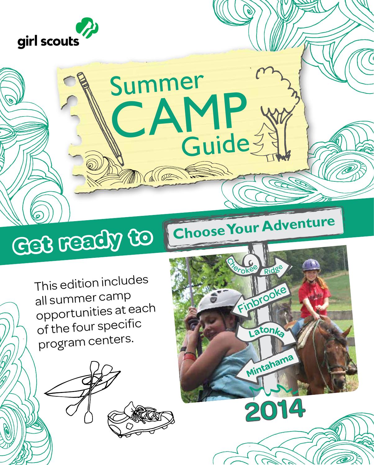 Summer Camp Guide 2014 by Girl Scouts of the Missouri Heartland - Issuu