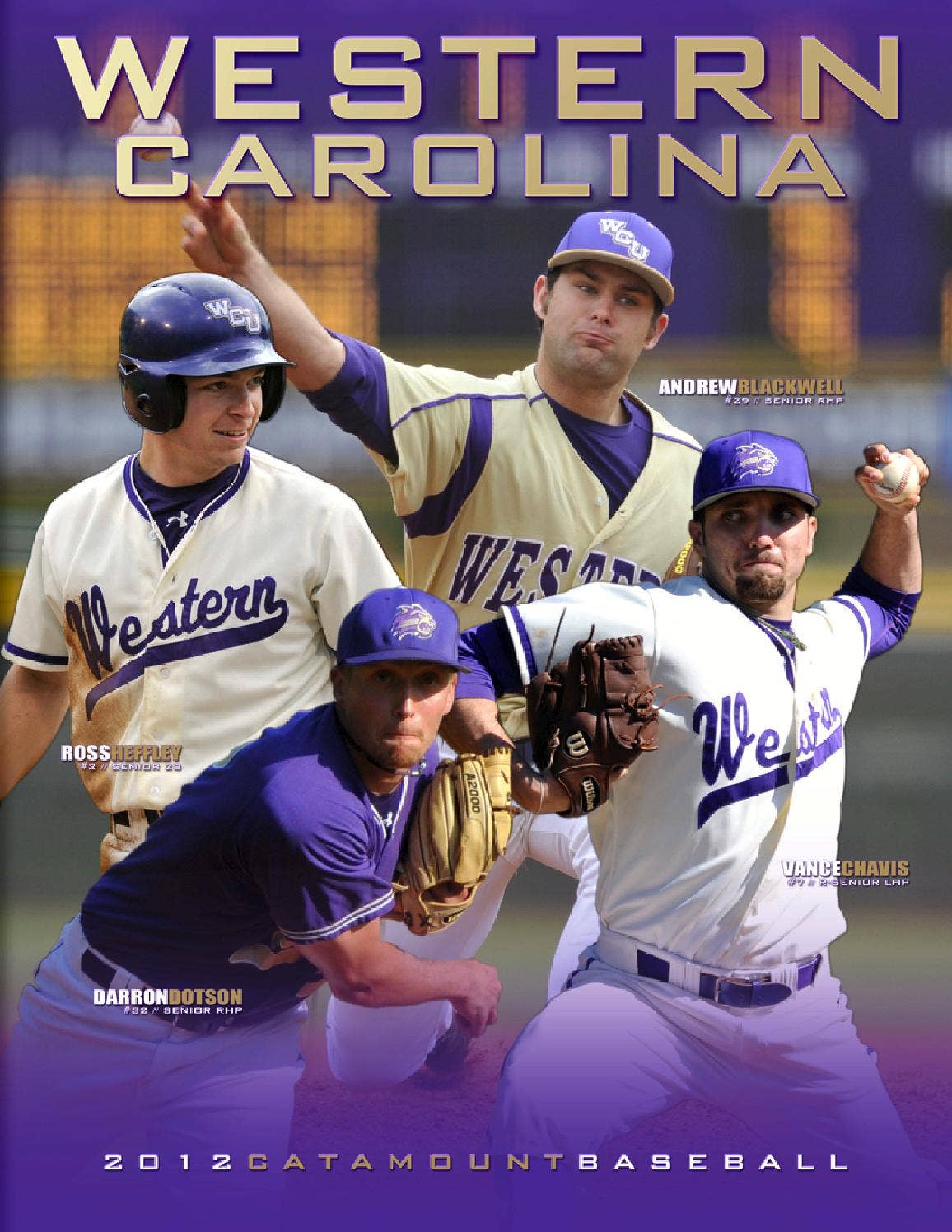 2012 Catamount Baseball Yearbook by Western Carolina University ...