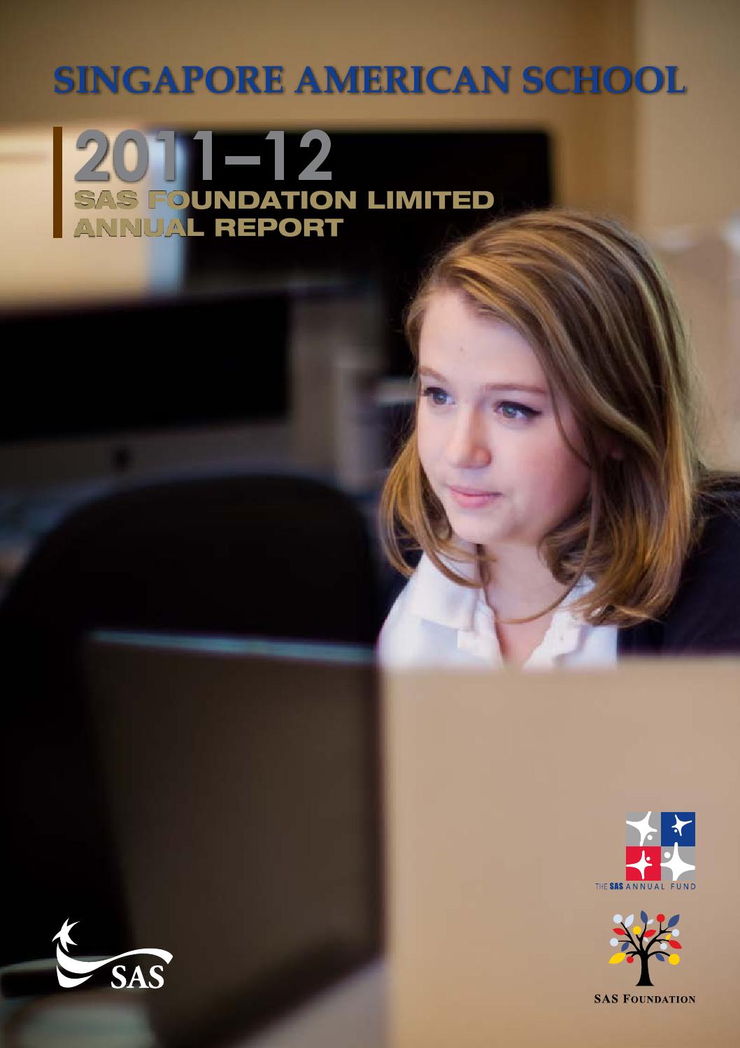 Singapore American School Foundation Annual Report 2011-12 by Singapore ...