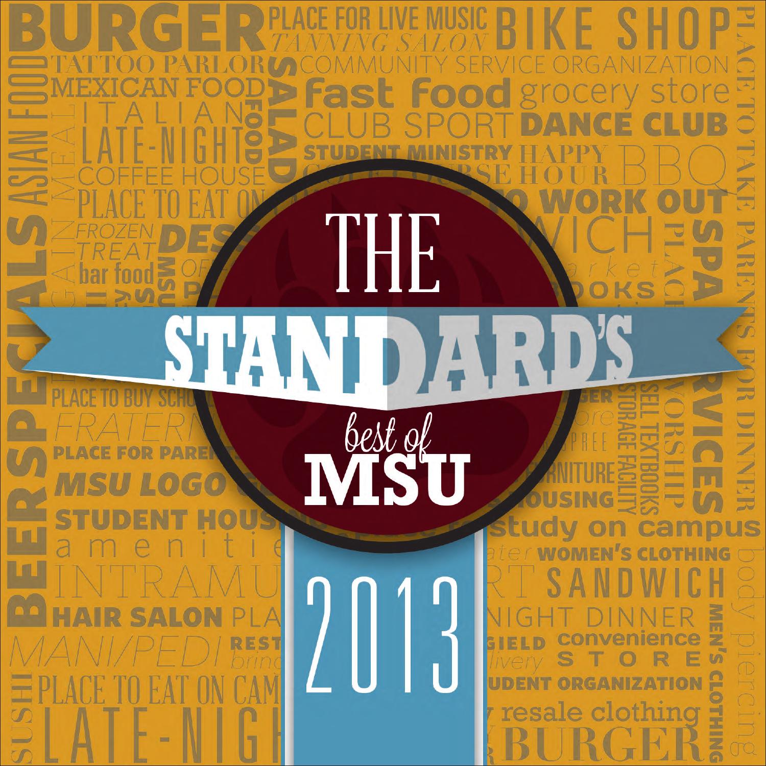 Best of MSU 2013 by The Standard at Missouri State University - Issuu
