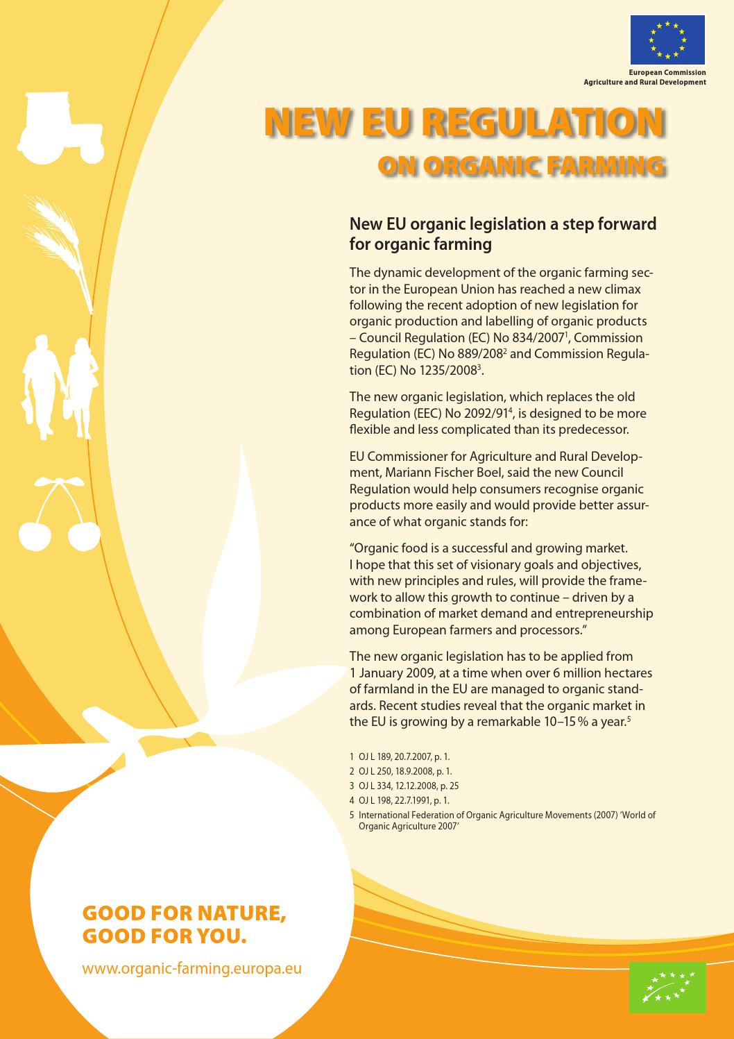 New eu regulations on organic farming by American College of Healthcare ...