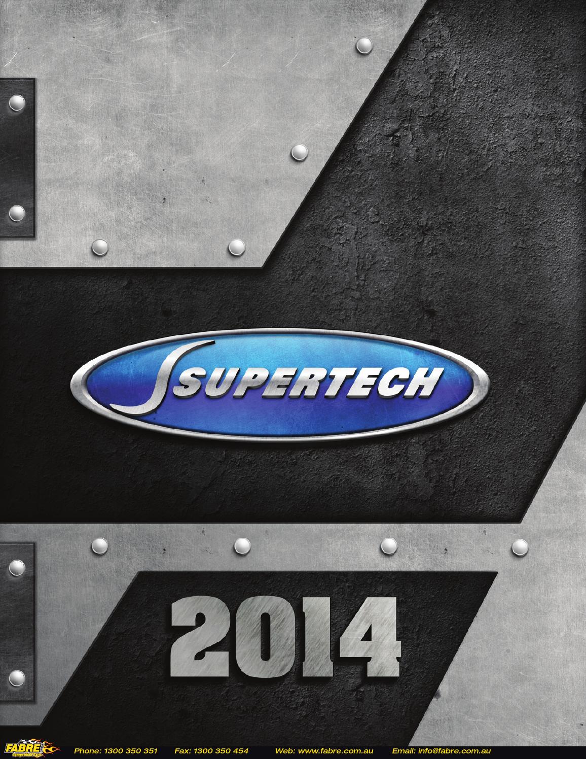 2014 Supertech Performance by Fabre Australia - Issuu