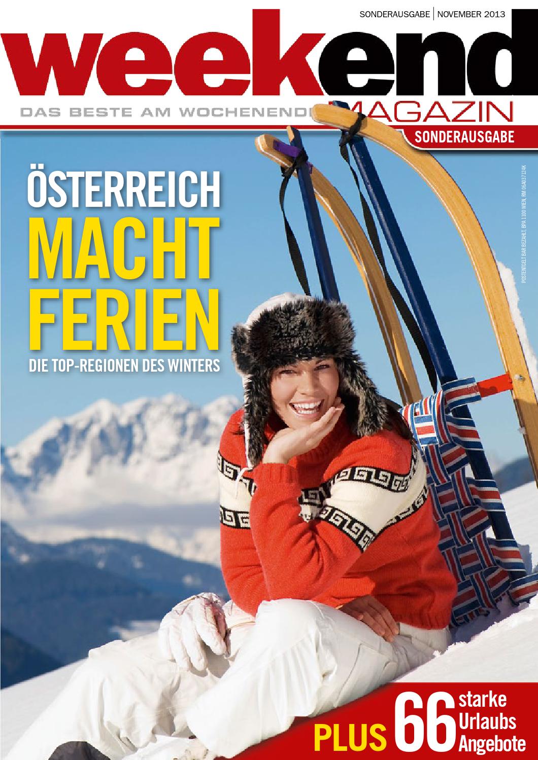Weekend magazin 2013 kw 44 österreich macht winterferien by Weekend ...