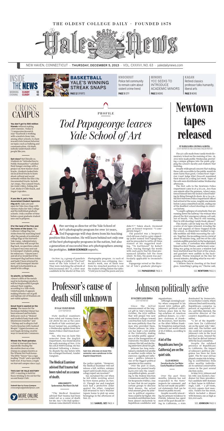 Today's paper by Yale Daily News - Issuu