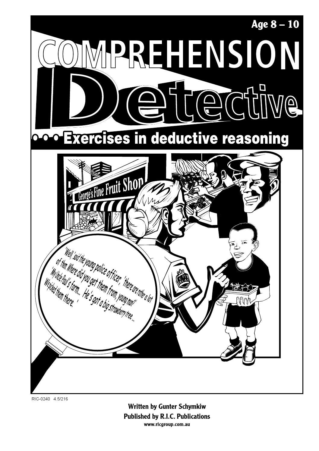 Comprehension Detective: Ages 8-10 by Teacher Superstore - Issuu