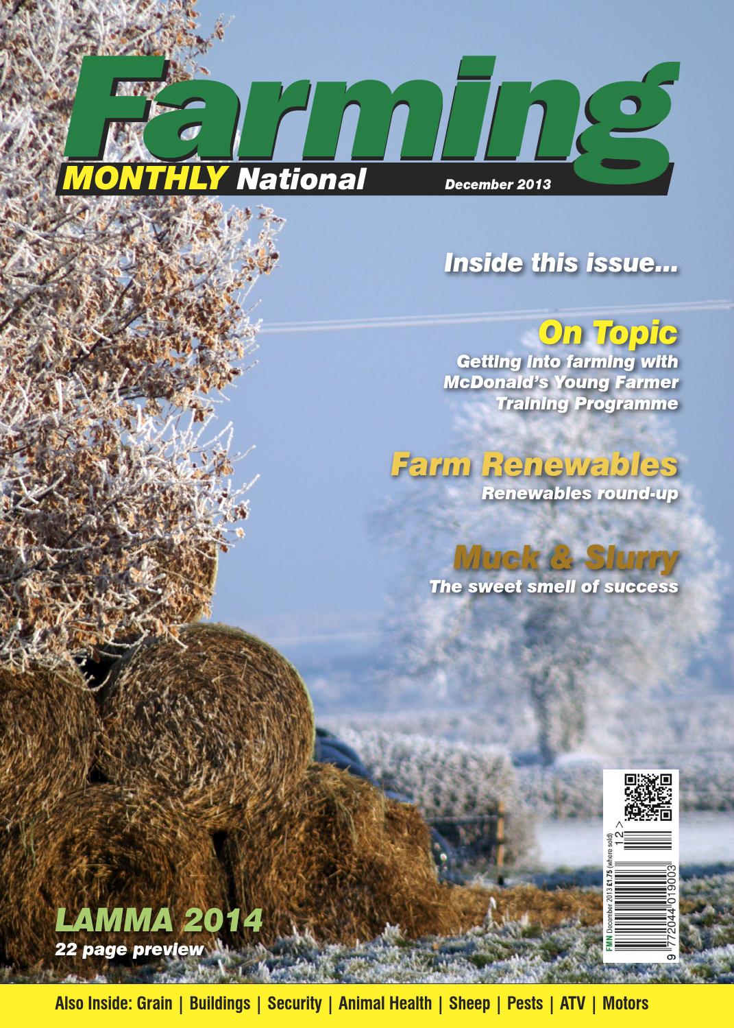 December 2013 Farming Monthly by Farming Monthly Ltd - Issuu