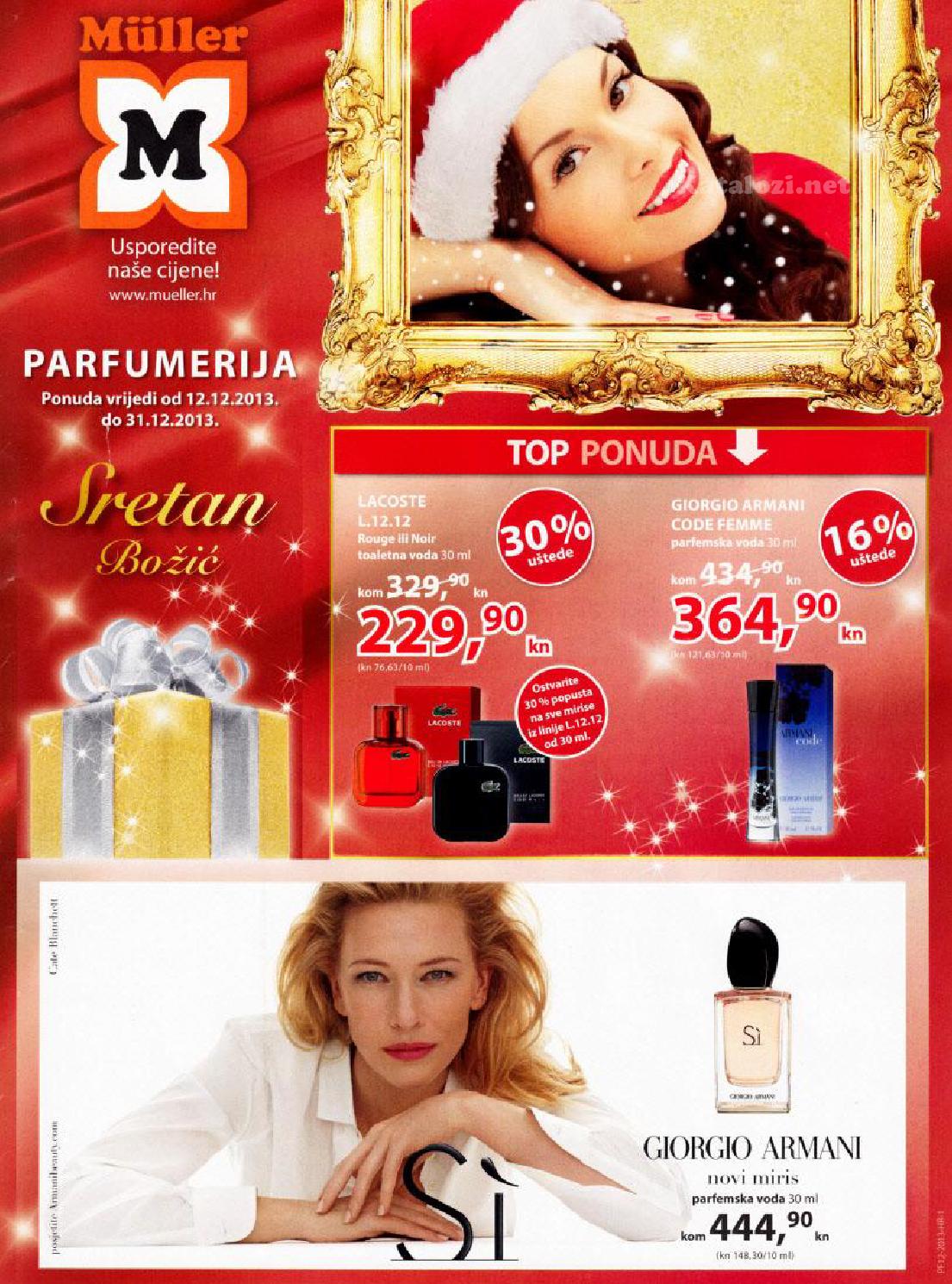Muller letak parfumerija prosinac 2013 by katalozi.net - Issuu