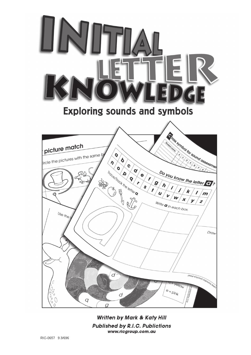 Initial Letter Knowledge by Teacher Superstore - Issuu