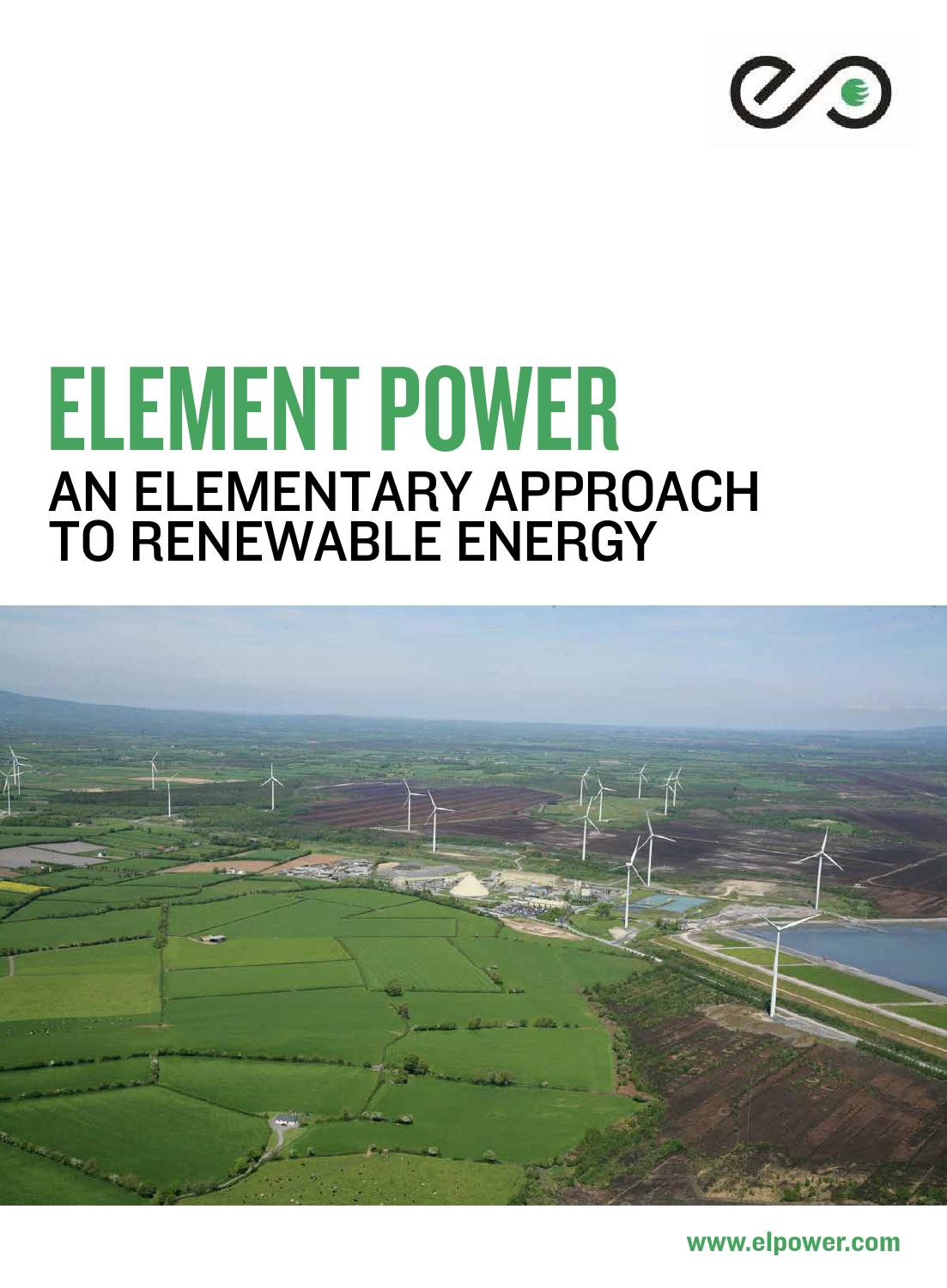 Element Power Europe Energy Jan14 Bro by Business Excellence Magazine ...