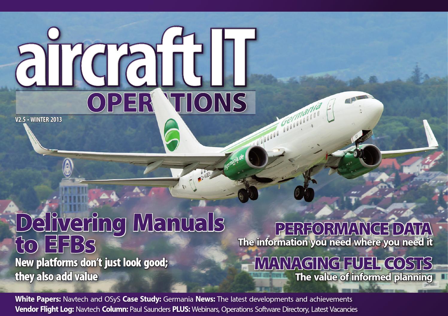 Aircraft IT Operations v2.5 Winter 2013 by The Magazine Production ...