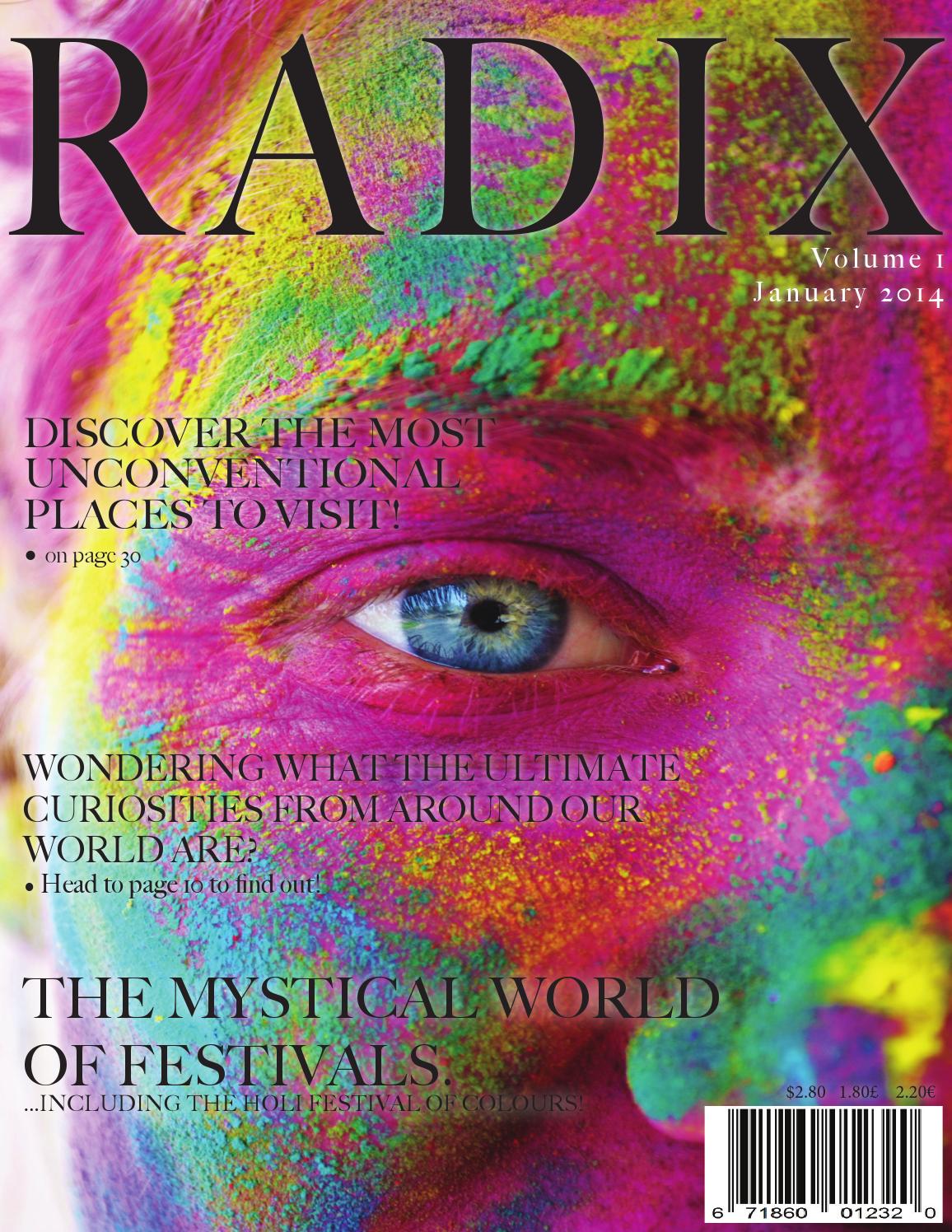 "Radix" Culture & Society Magazine by RebeccaTerzano - Issuu